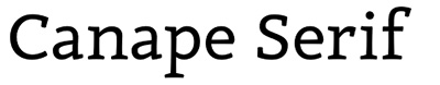 Canape font is usable for copy texts as well as corporate design