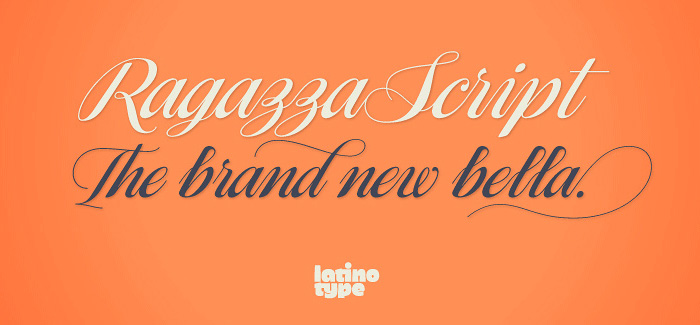 Ragazza Script font is perfect for headlines and short phrases
