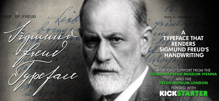Sigmund Freud font - 5 styles for normal mental health