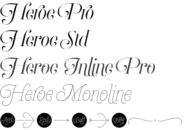 Heroe font by Lián Types – we DO need another hero like this