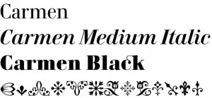 Carmen font by Typerepublic – the fiery font