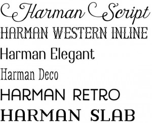 Harman font by Ahmet Altun – a vintage type blend