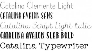 Catalina font by Kimmy Design – letters baked with love