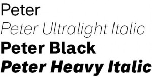 Peter font by Philip Lammert – the successful debut