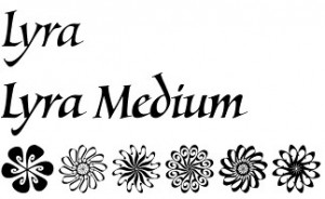 Lyra typeface – a Renaissance spirit in digital precision