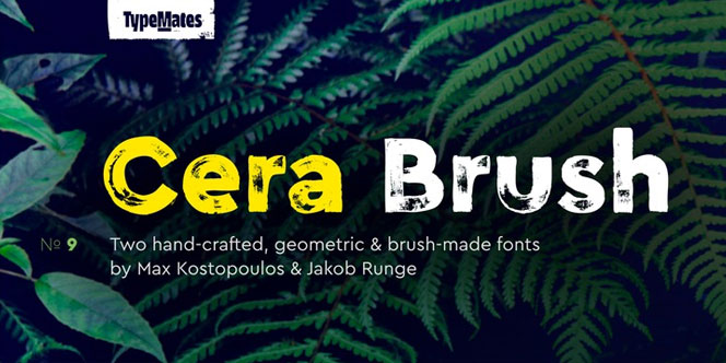 Cera Brush by TypeMates – the perfection of the imprecision