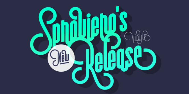 Vinyle typeface by Maximiliano Sproviero - as cool as it gets